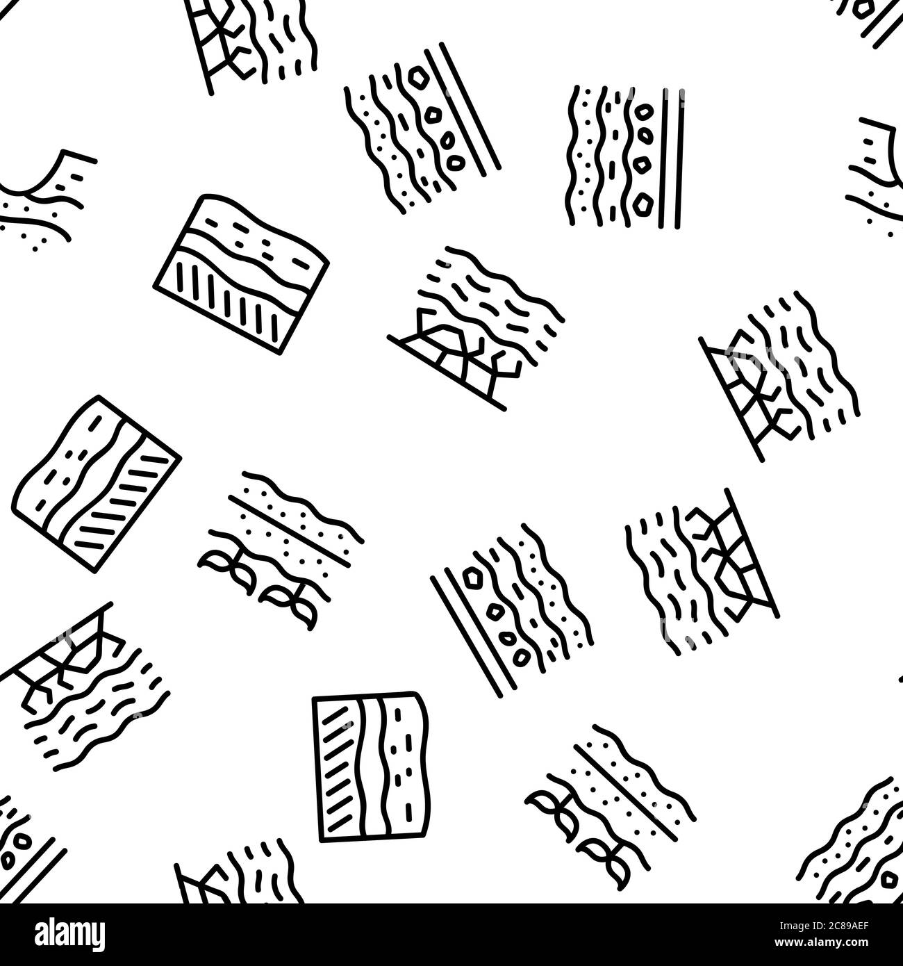 Soil Ground Research Vector Seamless Pattern Stock Vector Image & Art ...