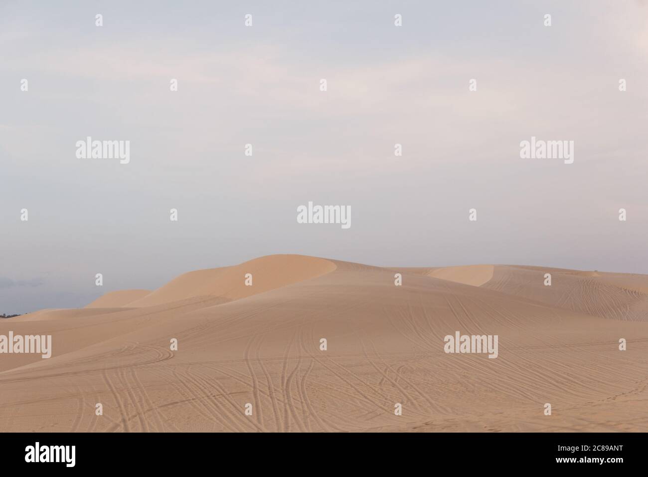 Mui Ne sand dunes after sunset in Vietnam Stock Photo - Alamy