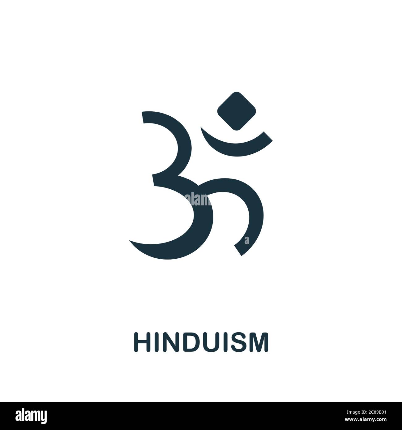 Hinduism icon. Simple element from religion collection. Creative ...