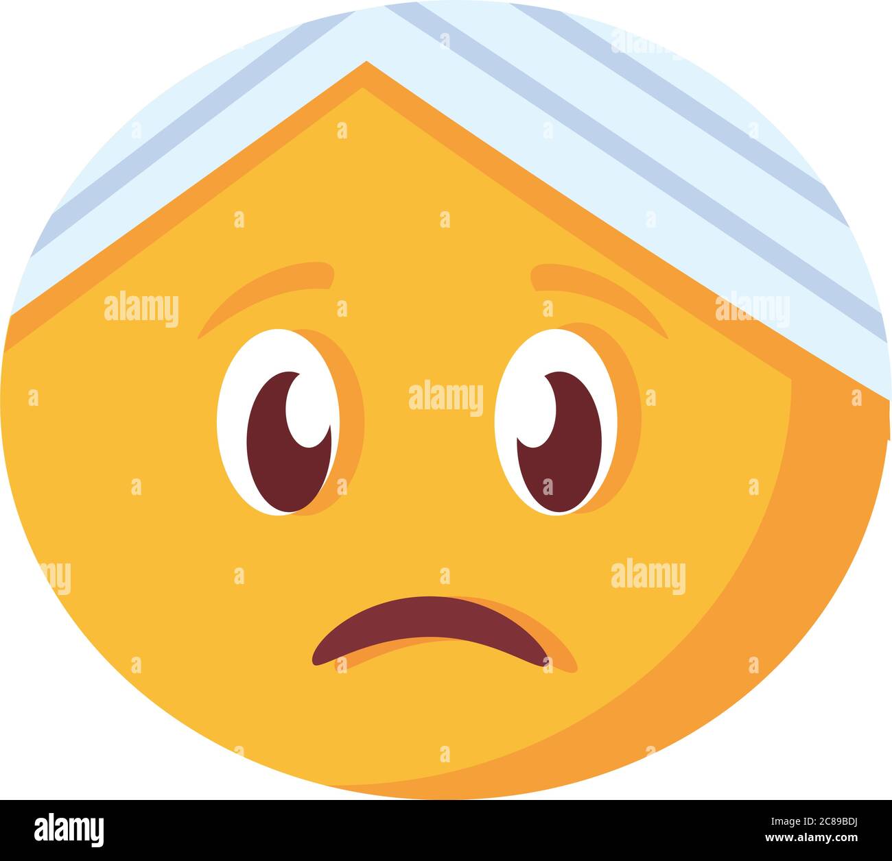 Emoji with head bandage emoji hi-res stock photography and images - Alamy