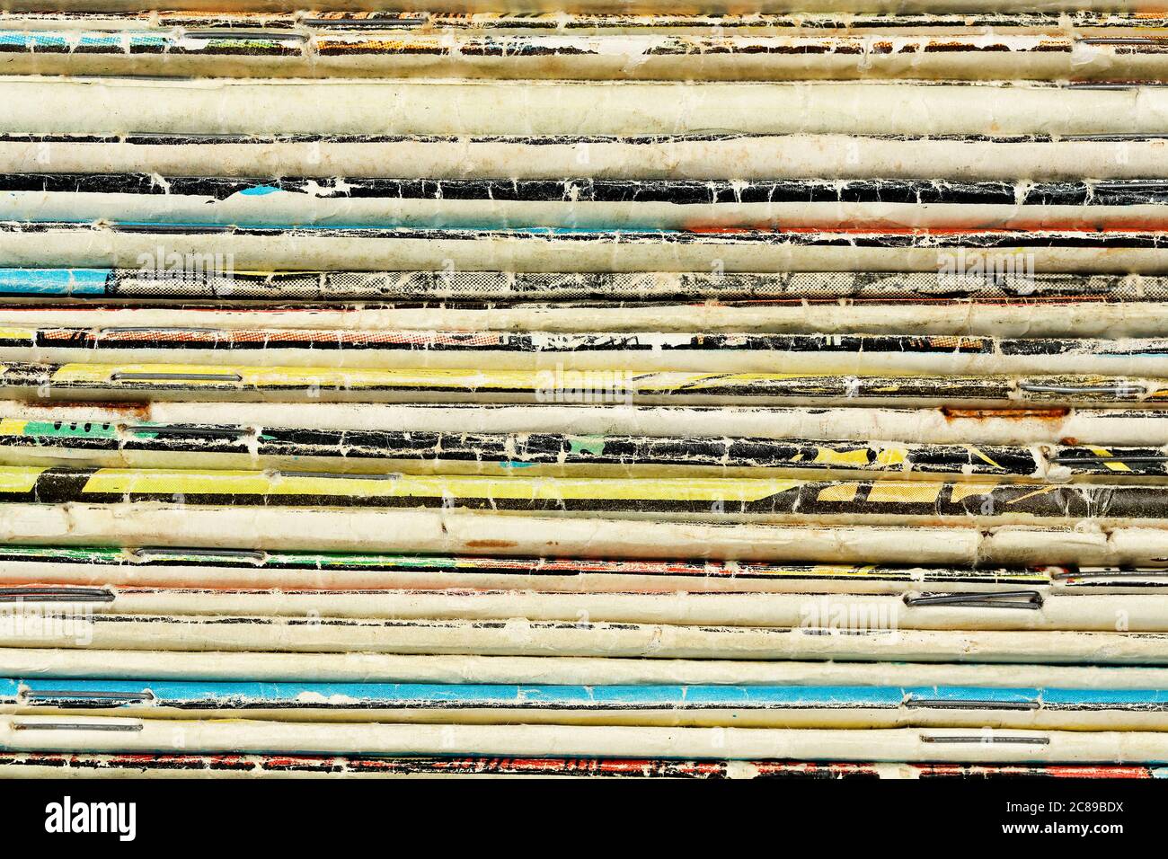 stack of old comic books, abstract backround Stock Photo - Alamy