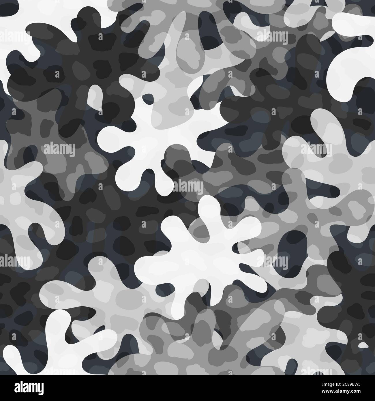 Camouflage seamless pattern texture. Abstract modern vector military ...