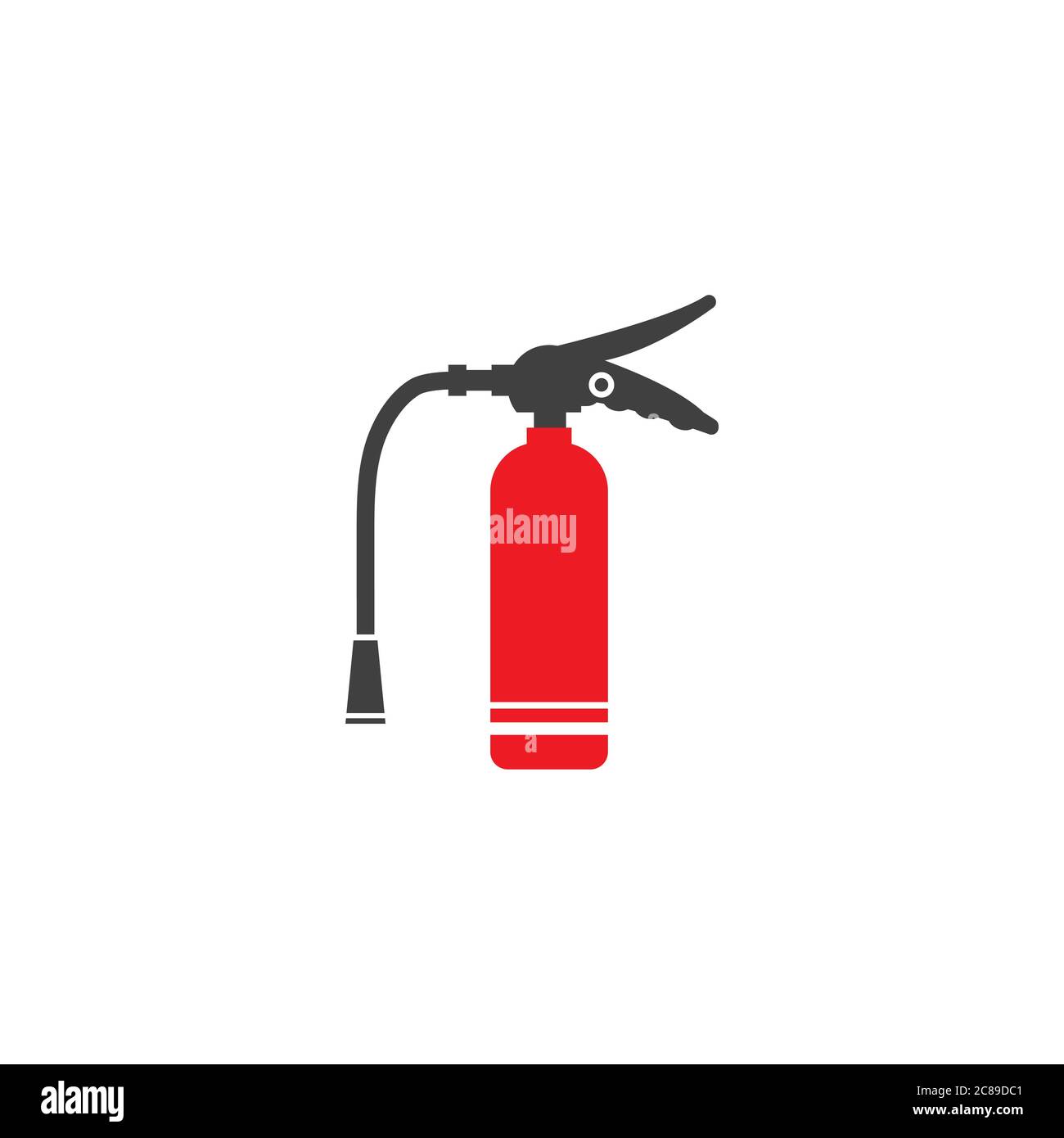 fire extinguisher icon vector illustration Template Stock Vector Image ...