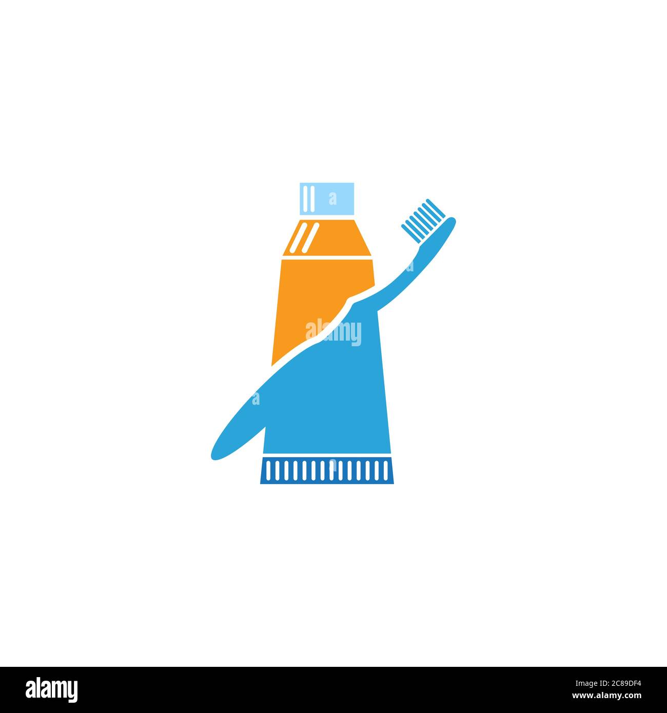Toothbrush Vector icon illustration design template Stock Vector Image ...