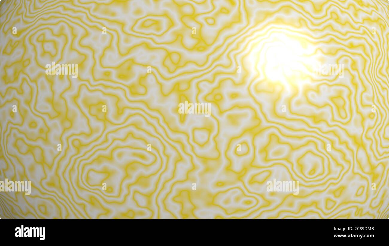 3D illustration of marble CORN SILK color and white abstract background ...