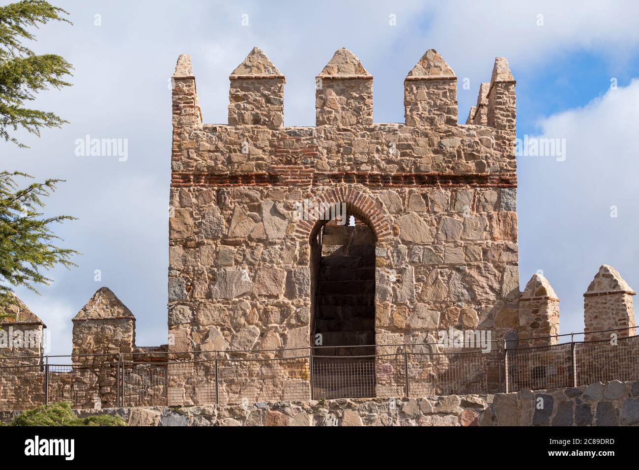 Ancient fortification of Avila, Castile and Leon, Spain Stock Photo - Alamy