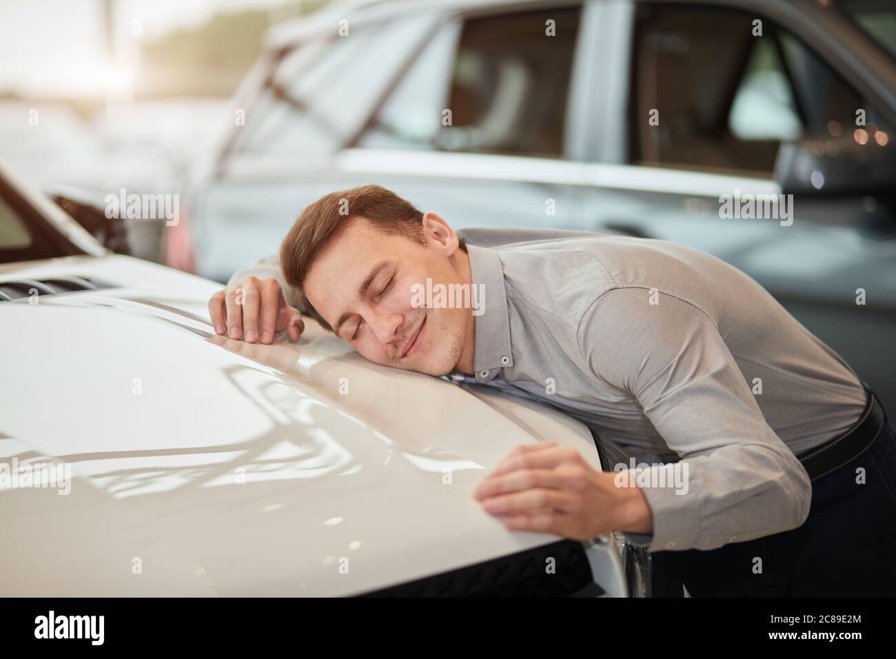 Car sales rep customer hi-res stock photography and images - Alamy