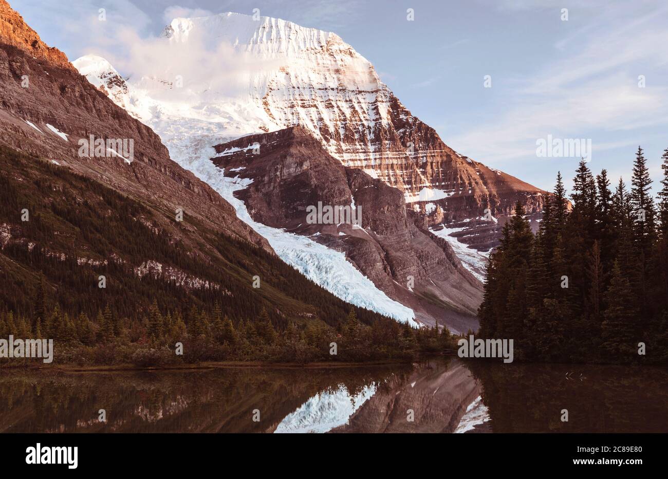 Beautiful Mount Robson in summer season, Canada Stock Photo - Alamy