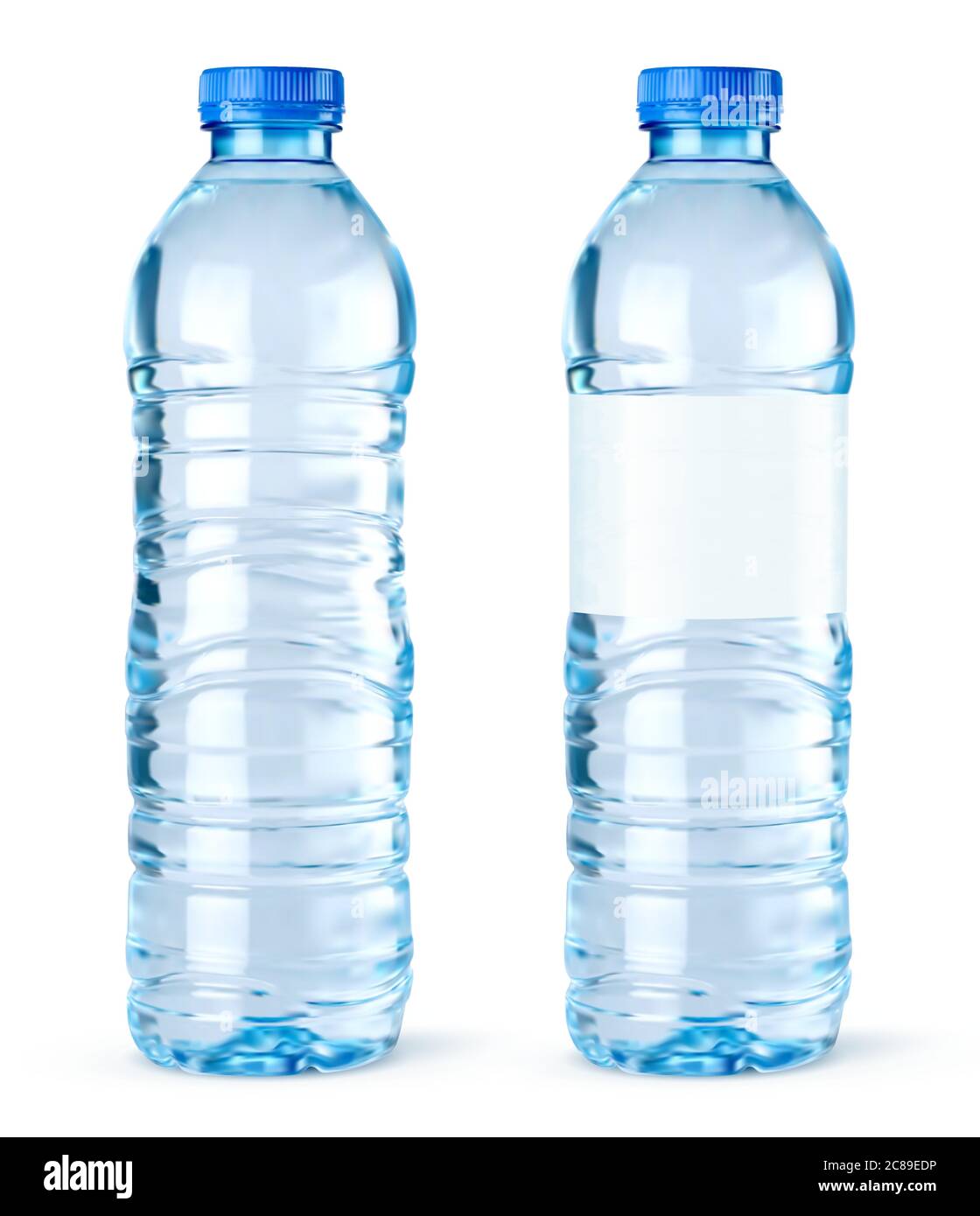 Plastic bottles on water Stock Vector Images - Alamy