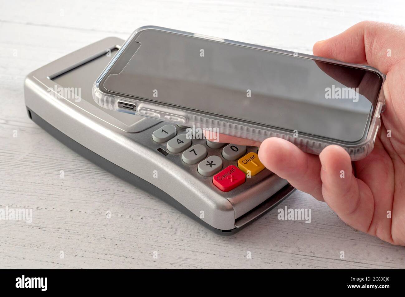 Contactless payment, digital wallet and nfc technology conceptual idea ...
