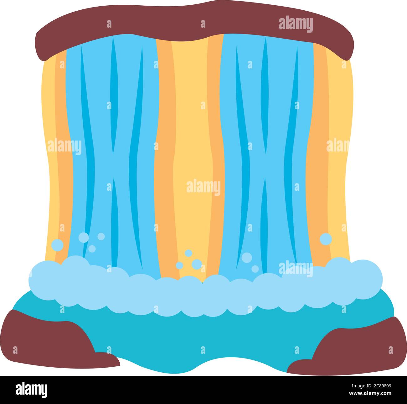 Falling spring falls Stock Vector Images - Alamy