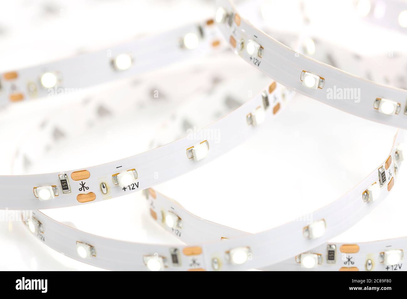 abstract illuminated led strip, bright and closeup Stock Photo - Alamy