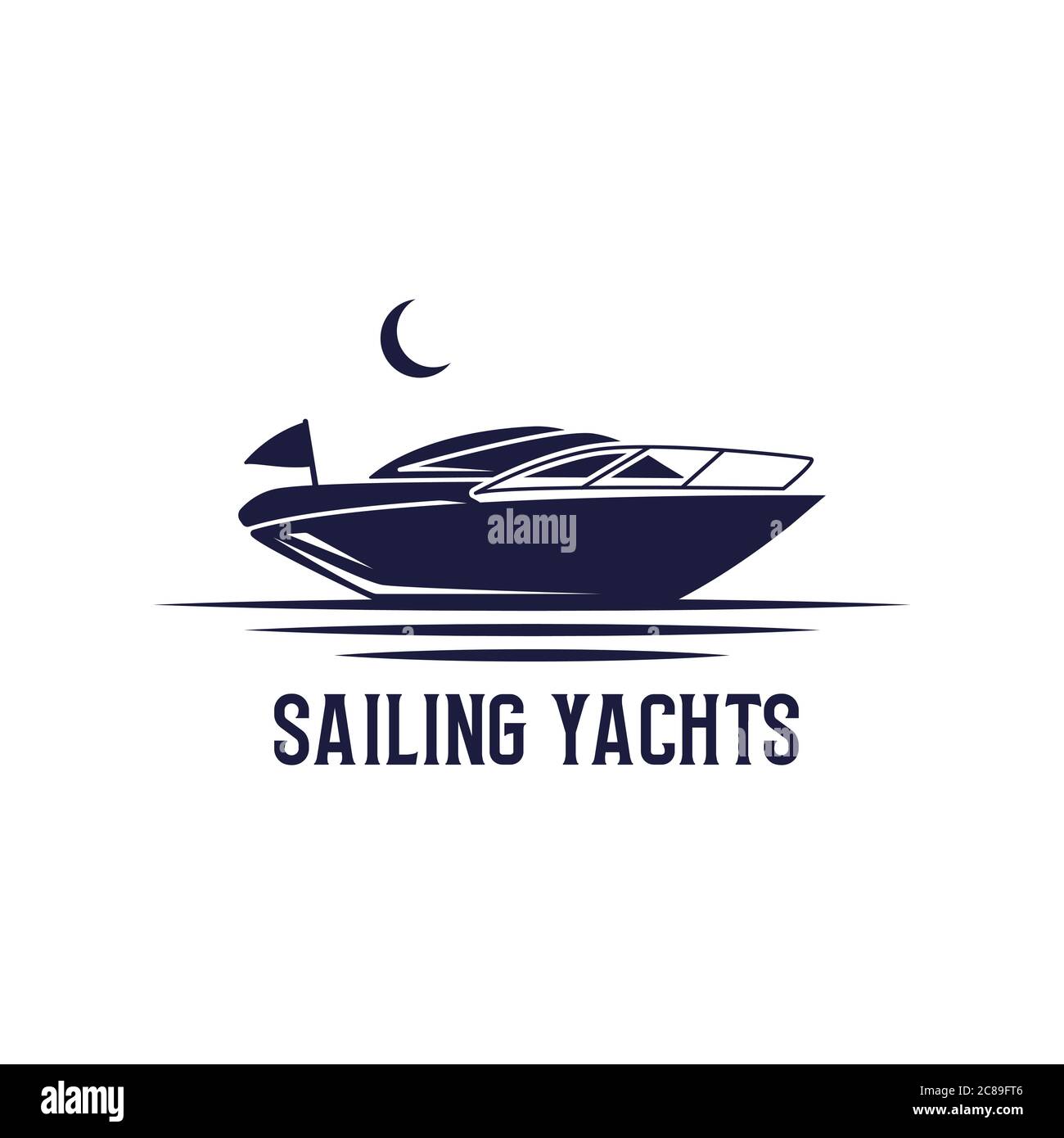 Sailing Yachts logo design, sailboat logo vector, Creative transports ...