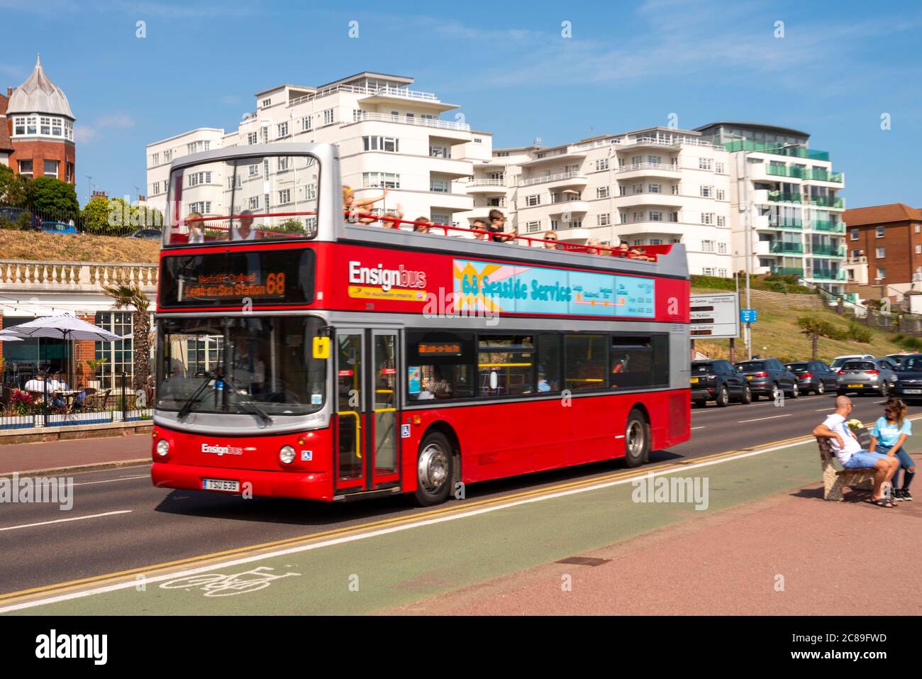 Western Esplanade, Southend on Sea, Essex, UK. 22nd Jul, 2020. The hot ...