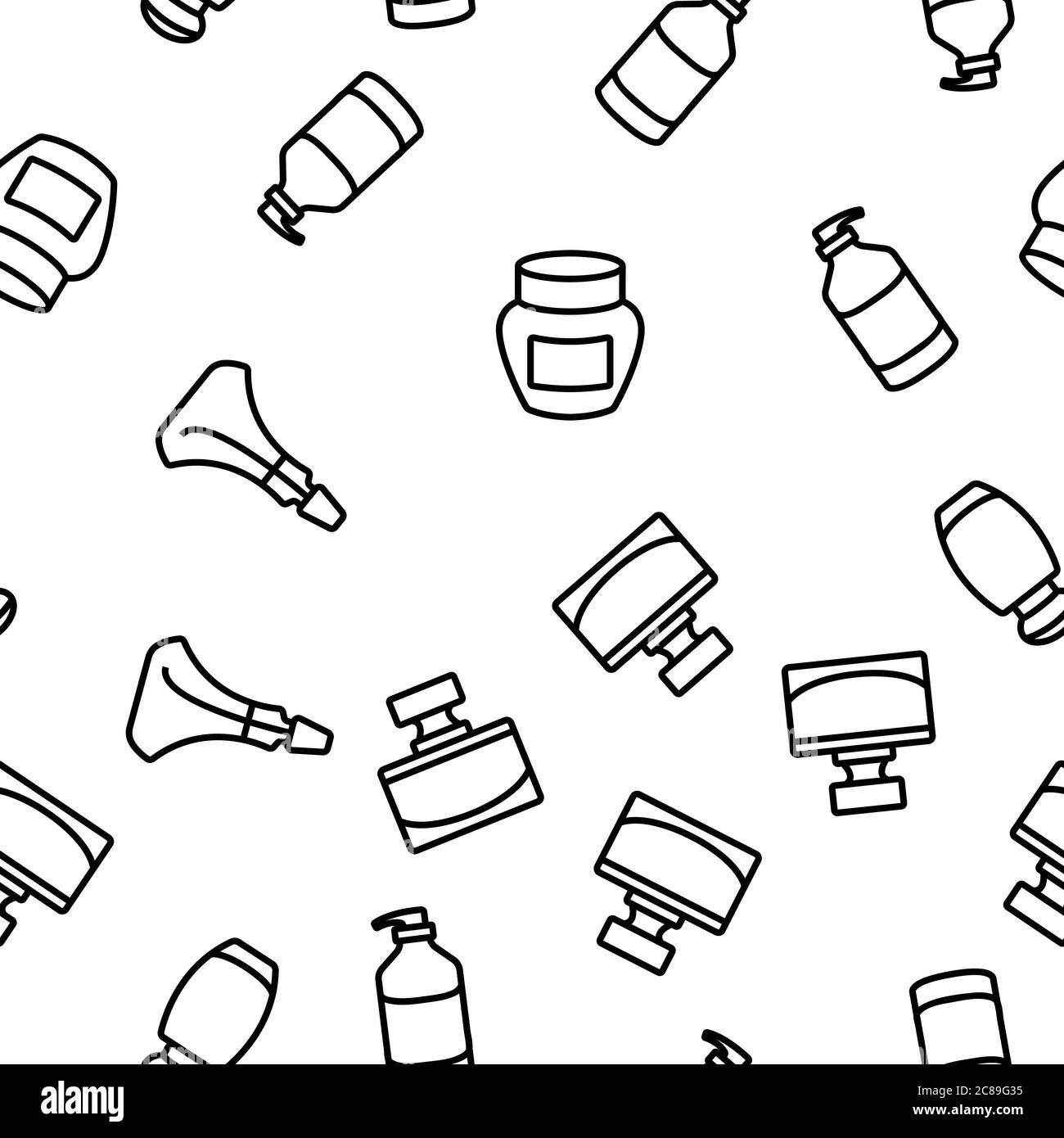 Fragrance Bottles Vector Seamless Pattern Stock Vector Image & Art - Alamy