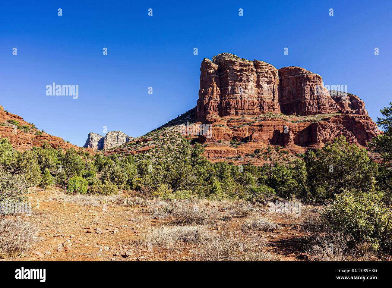 Amazing shot of the Bell Rock landscape in Arizona, USA Stock Photo - Alamy