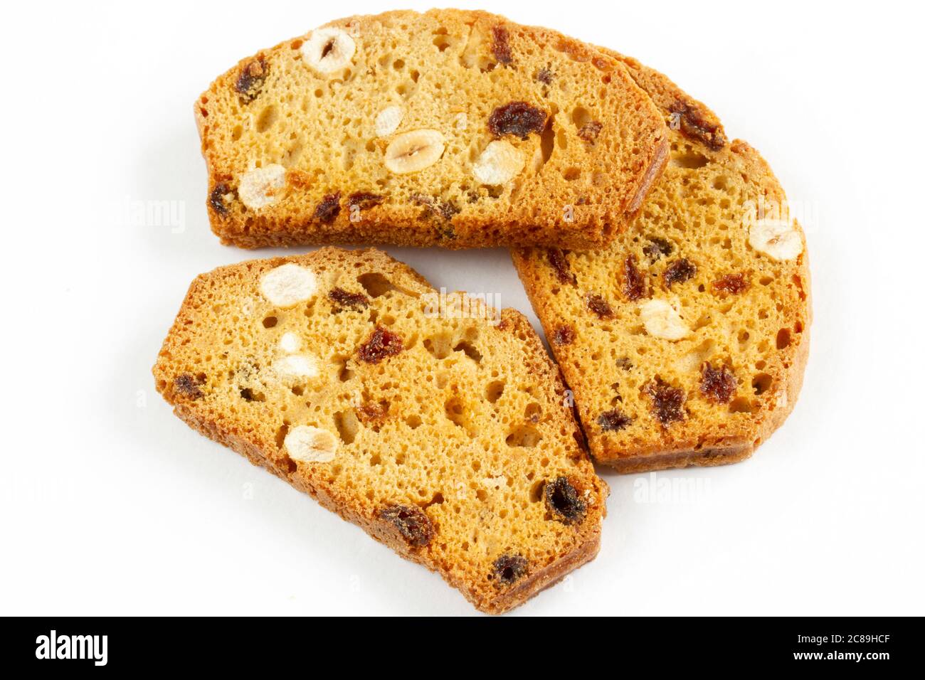 Crispy biscuits with fruit. Italian biscotti Stock Photo - Alamy