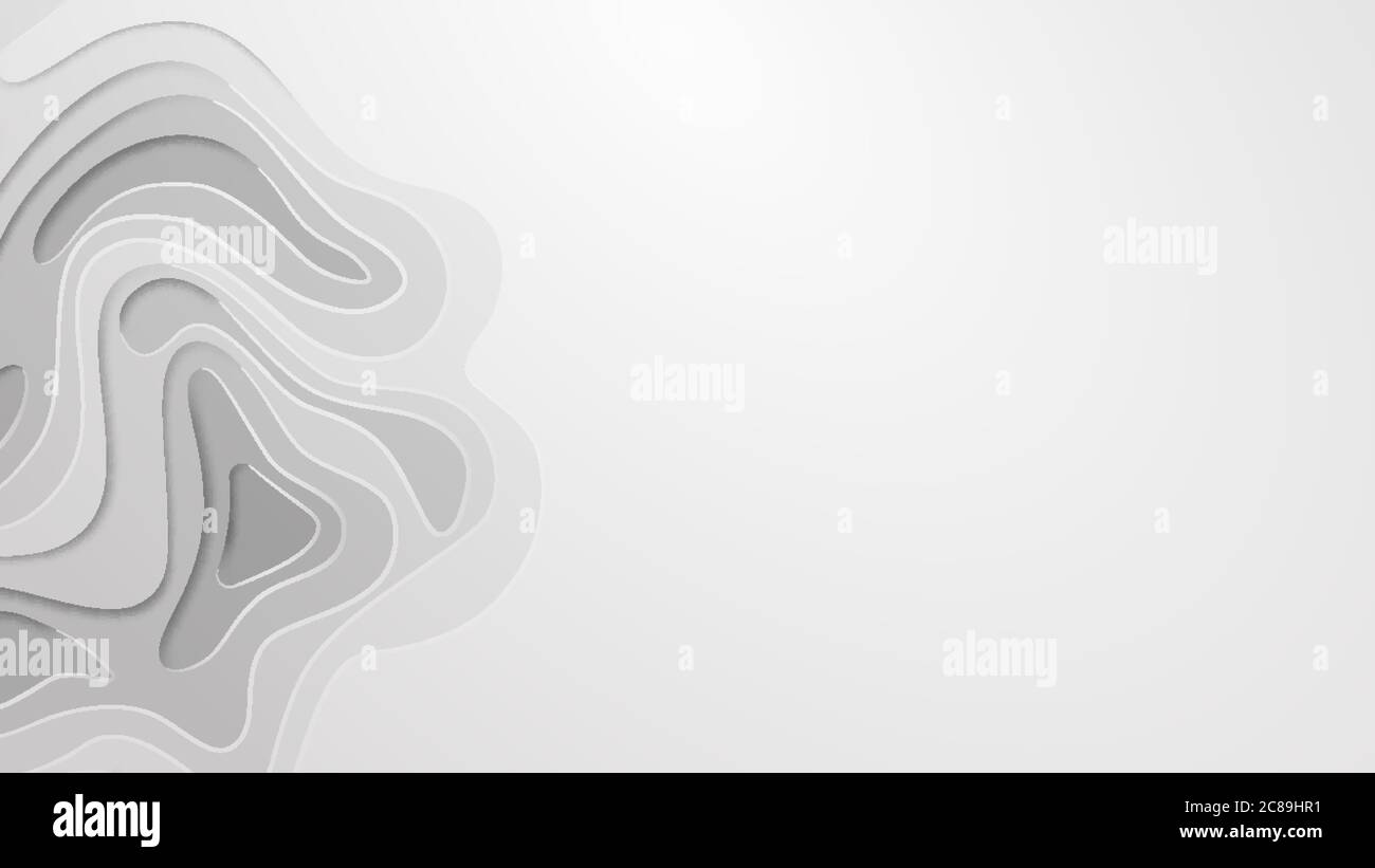 Multi layers vector background with abstract topography or flowing ...