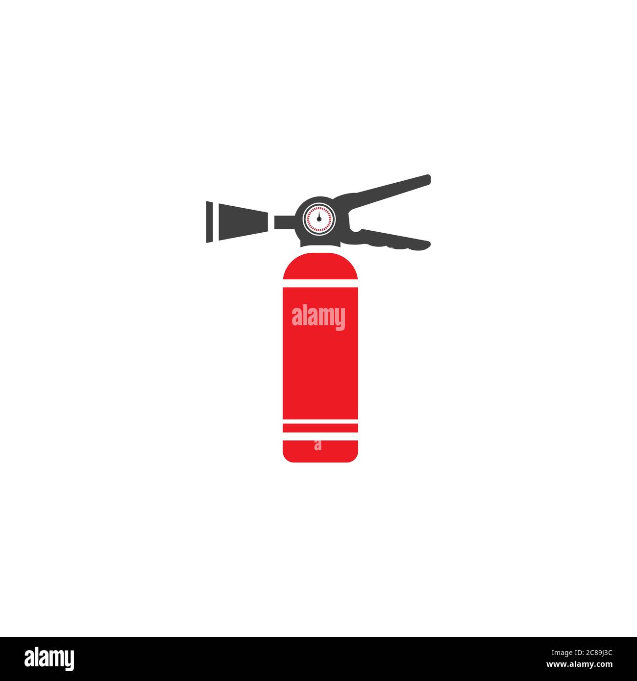 fire extinguisher icon vector illustration Template Stock Vector Image ...
