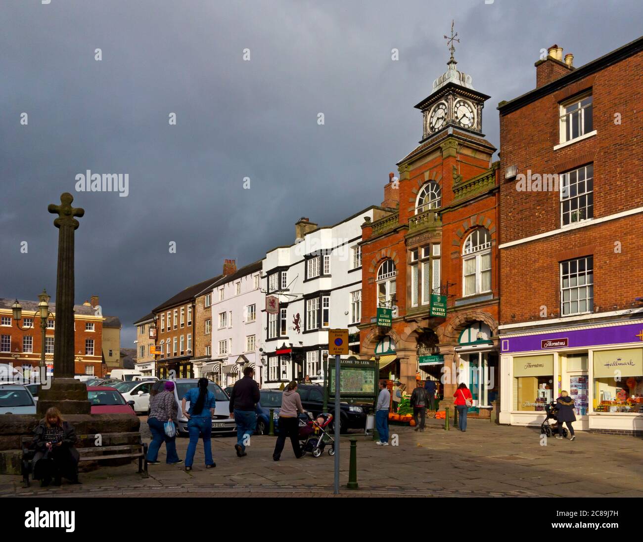 Leek town centre hi-res stock photography and images - Alamy