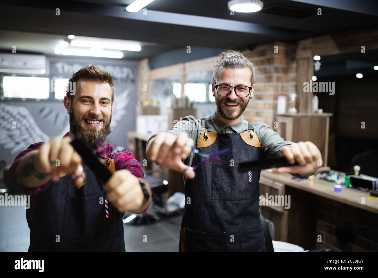 Macho men vintage hi-res stock photography and images - Alamy