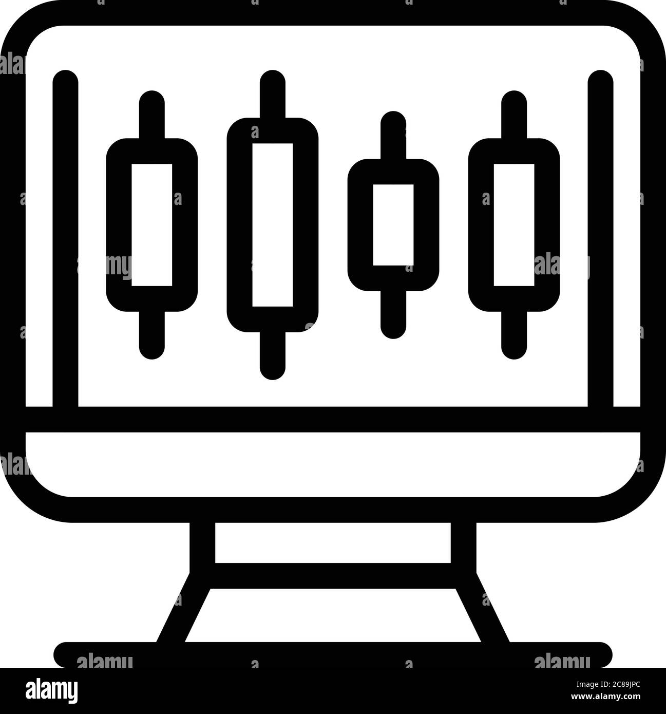 Stock market screen person Black and White Stock Photos & Images - Alamy