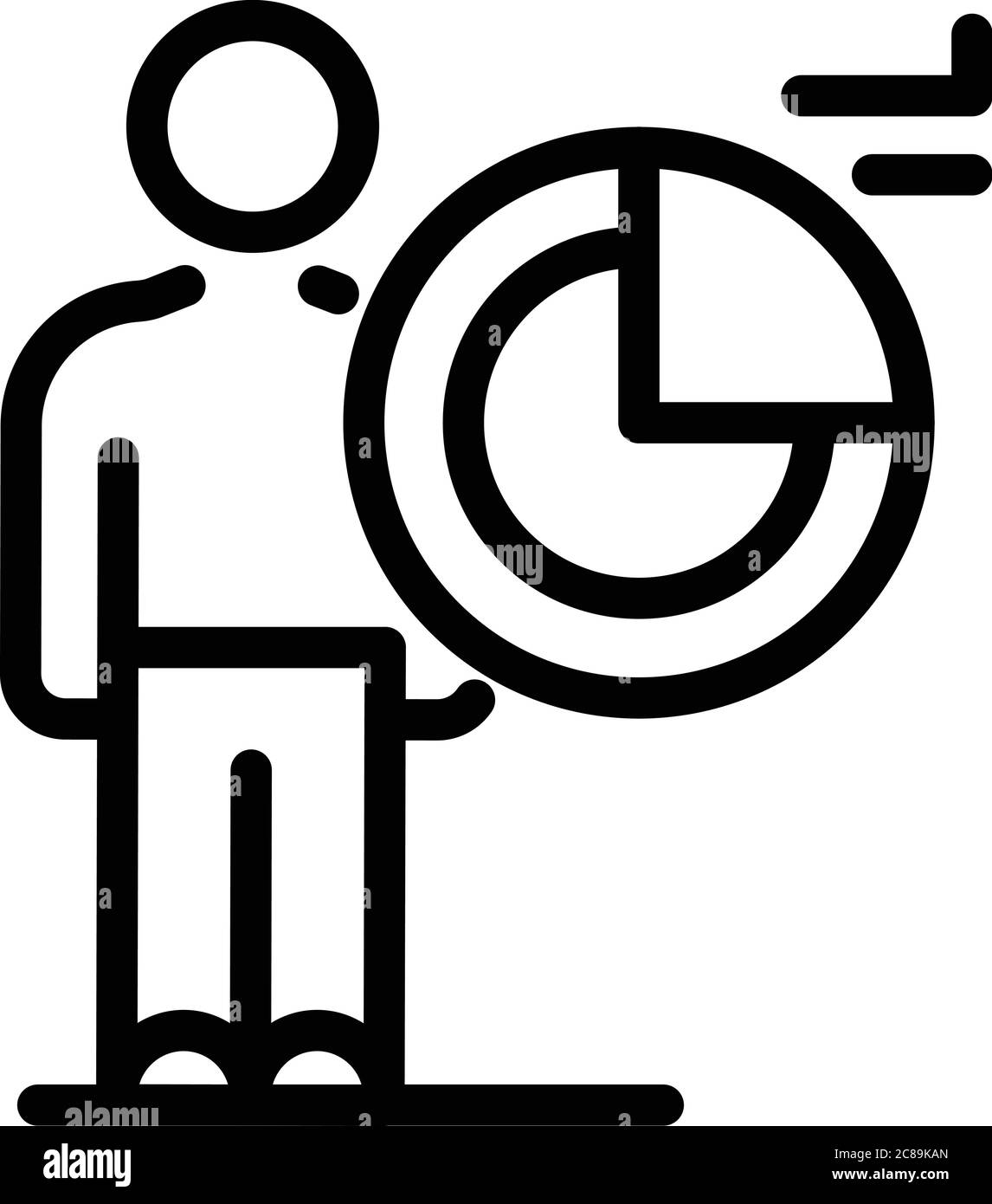 Man working broker business Stock Vector Images - Alamy