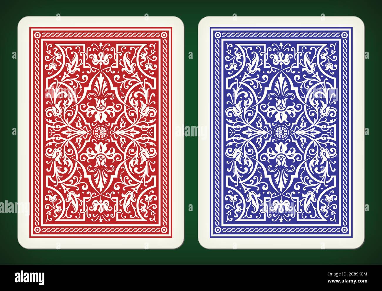 Playing Cards Back Vector