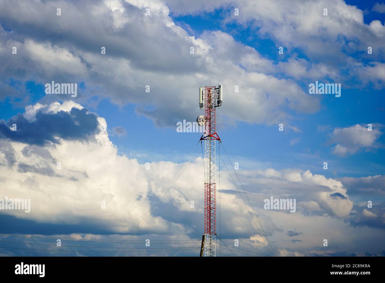 Cell tower landscape hi-res stock photography and images - Alamy