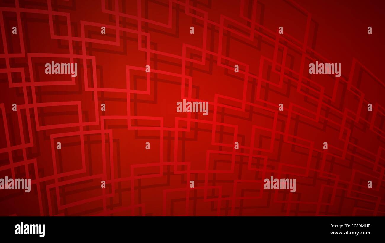 Abstract Background Of Intersecting Squares With Shadows In Red Colors Stock Vector Image And Art