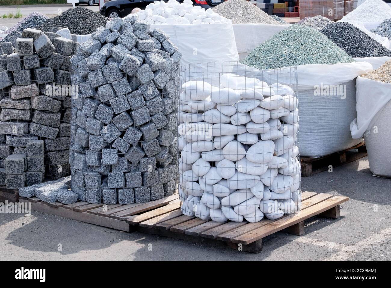 White marble, granite and other natural stones for decoration in ...