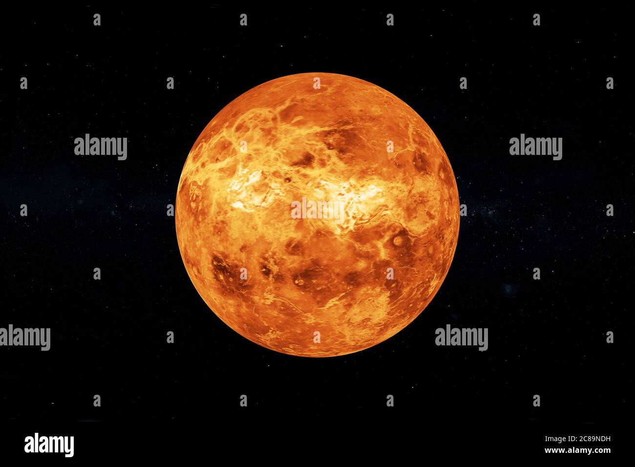 Planet Venus From Space