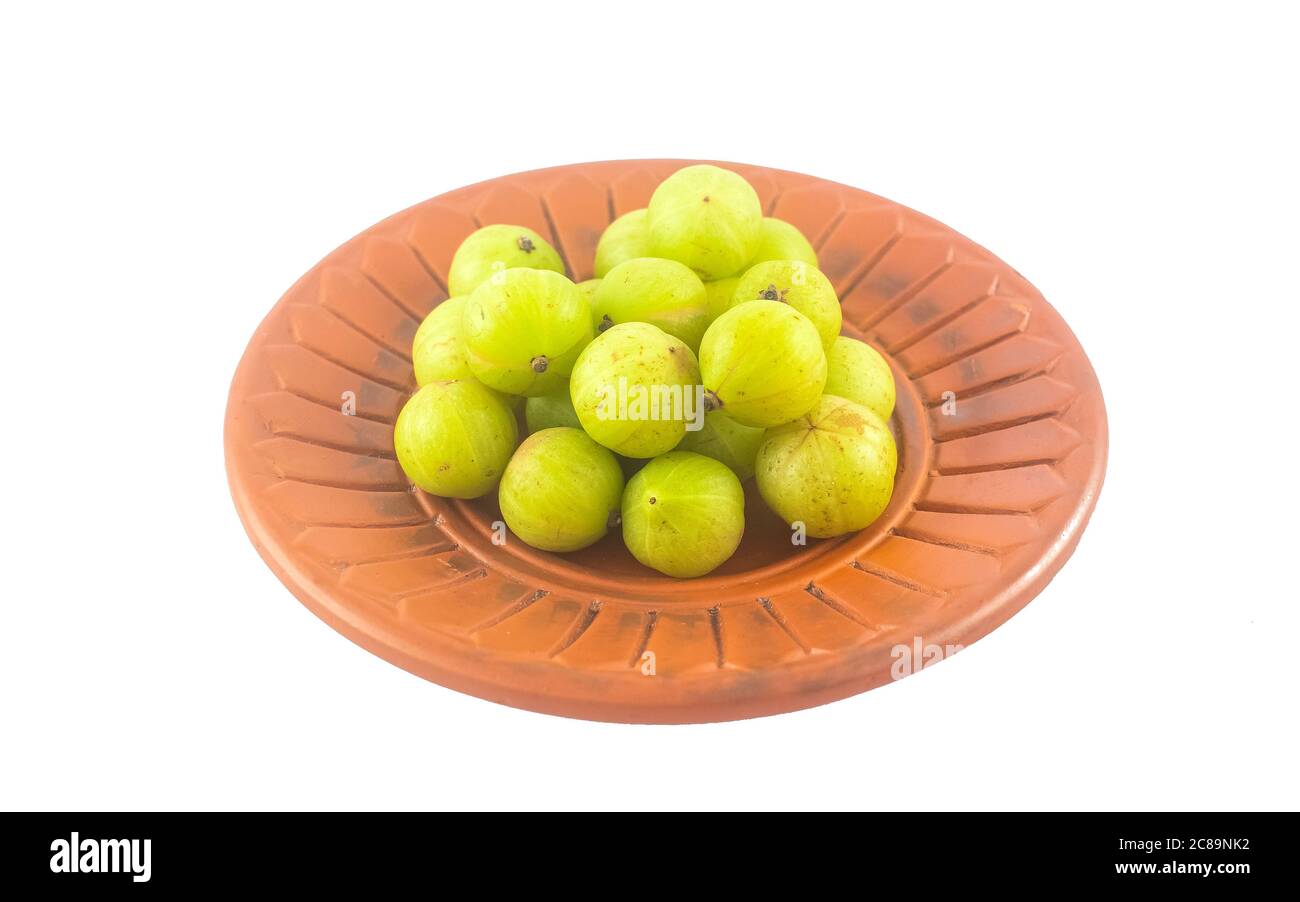 Local tasty fruit called Amla Stock Photo - Alamy