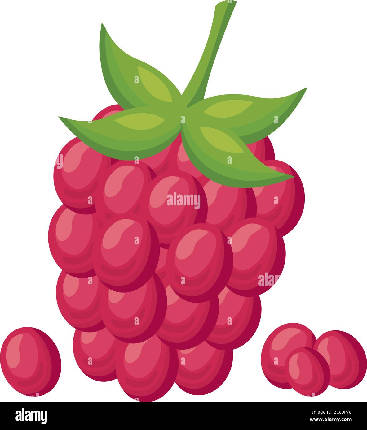 blackberry fresh delicious fruit detailed style icon vector ...