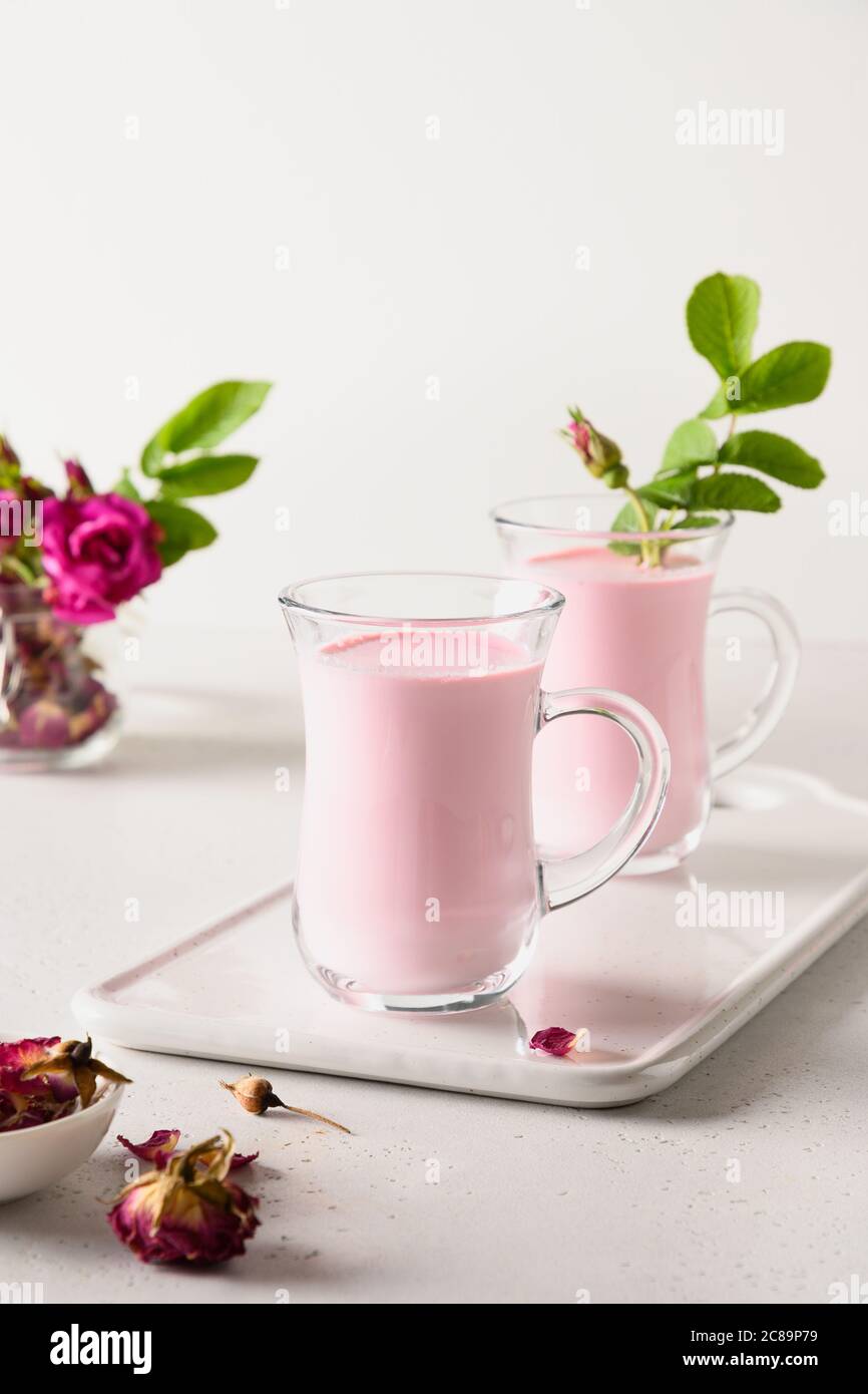 Rose milk hi-res stock photography and images - Alamy