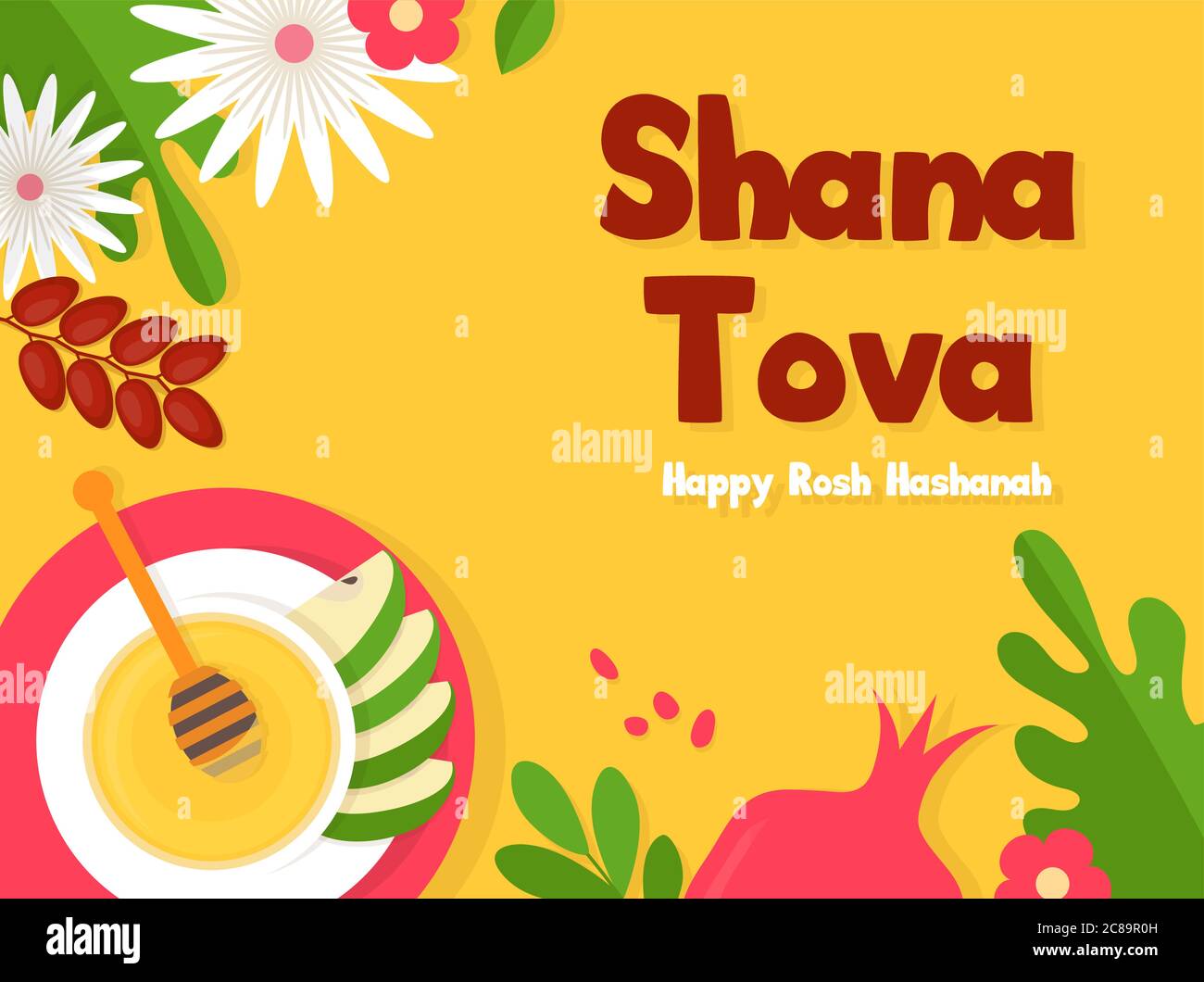 Rosh hashana background Stock Vector Images - Alamy