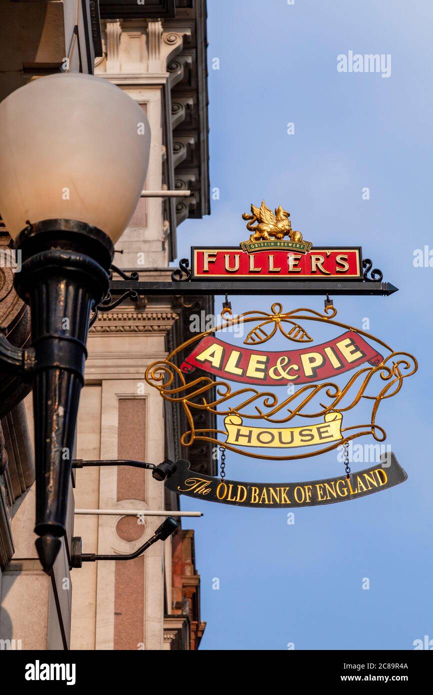 Pub Sign, London, UK Stock Photo - Alamy