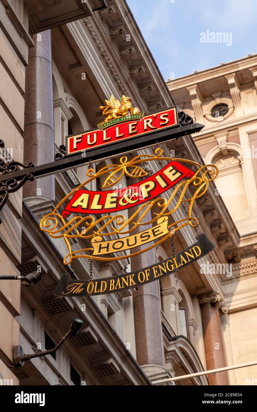 Pub Sign, London, UK Stock Photo - Alamy