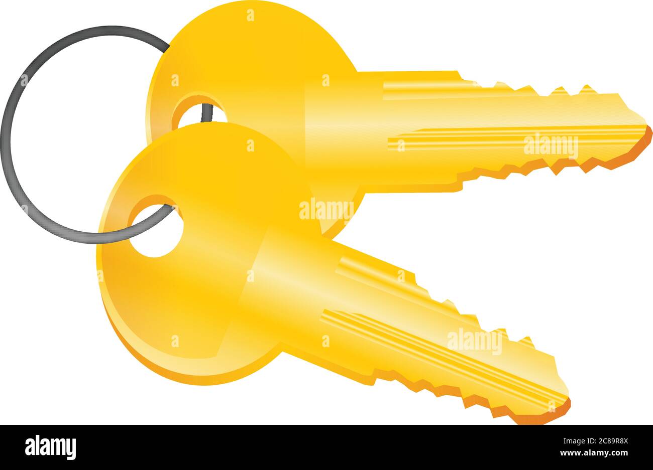 Key symbol door lock safety vector illustration Stock Vector Image ...