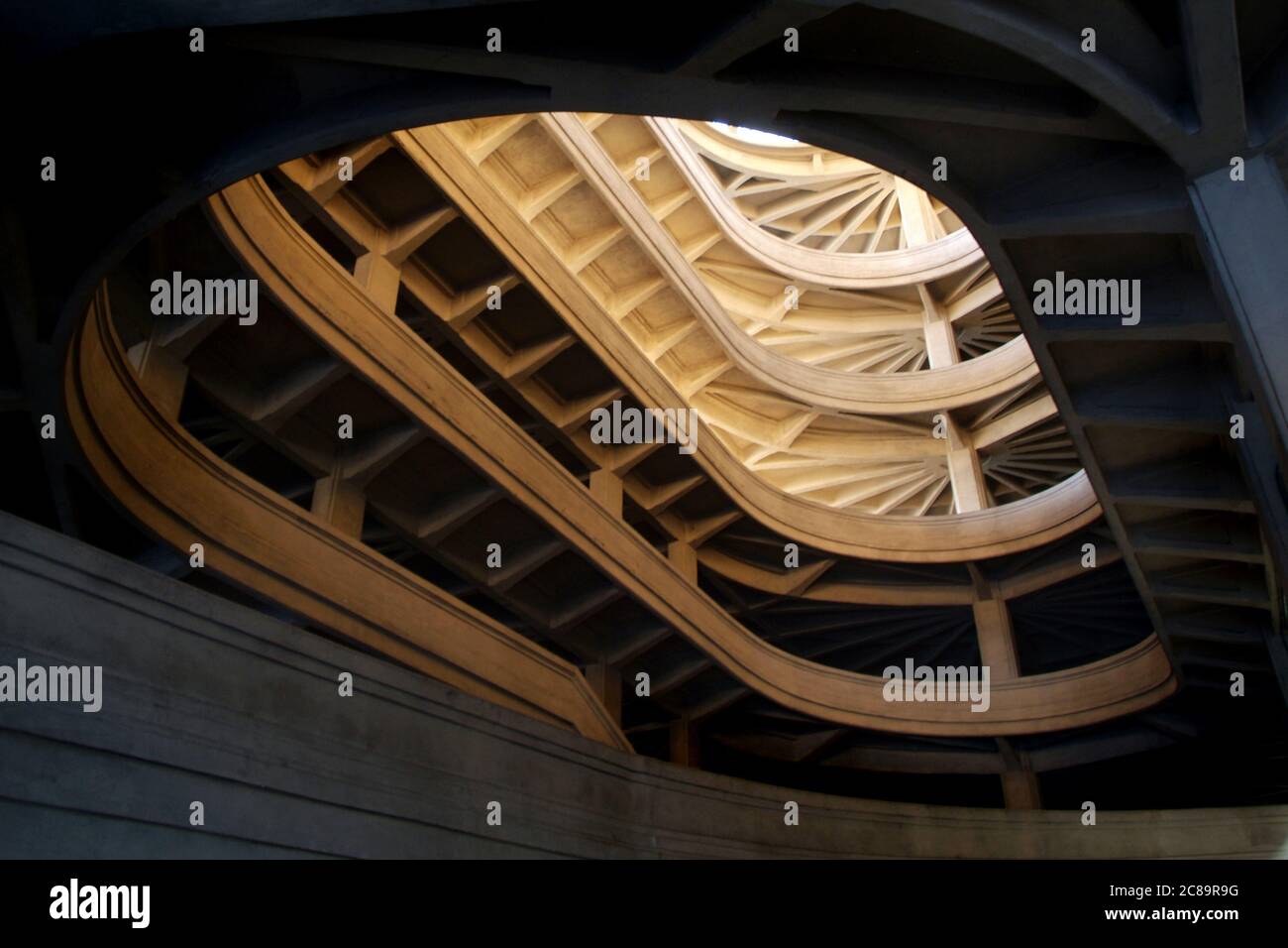 Spiral concrete ramp hi-res stock photography and images - Alamy