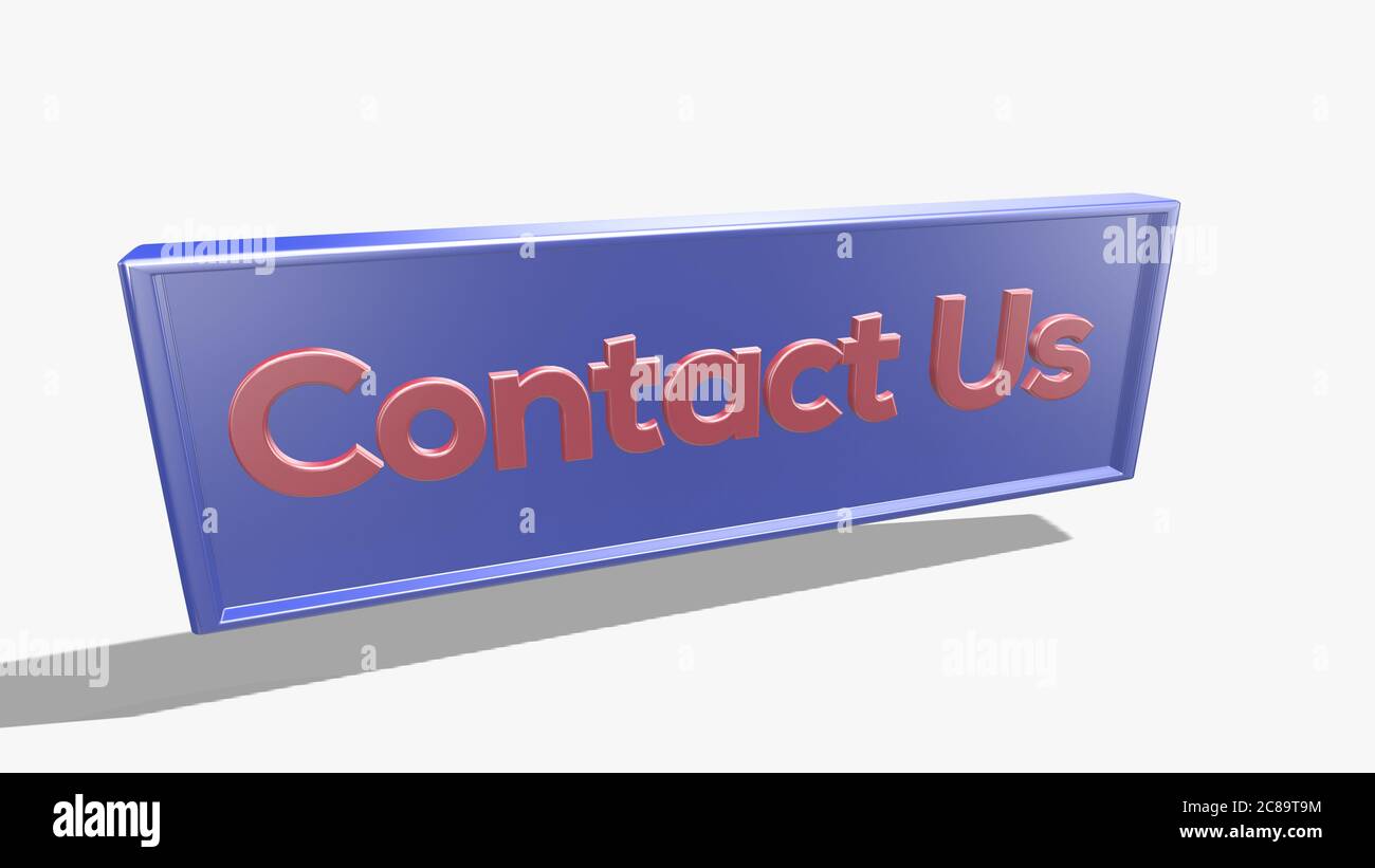 contact us communication illustration 3d render on white background ...
