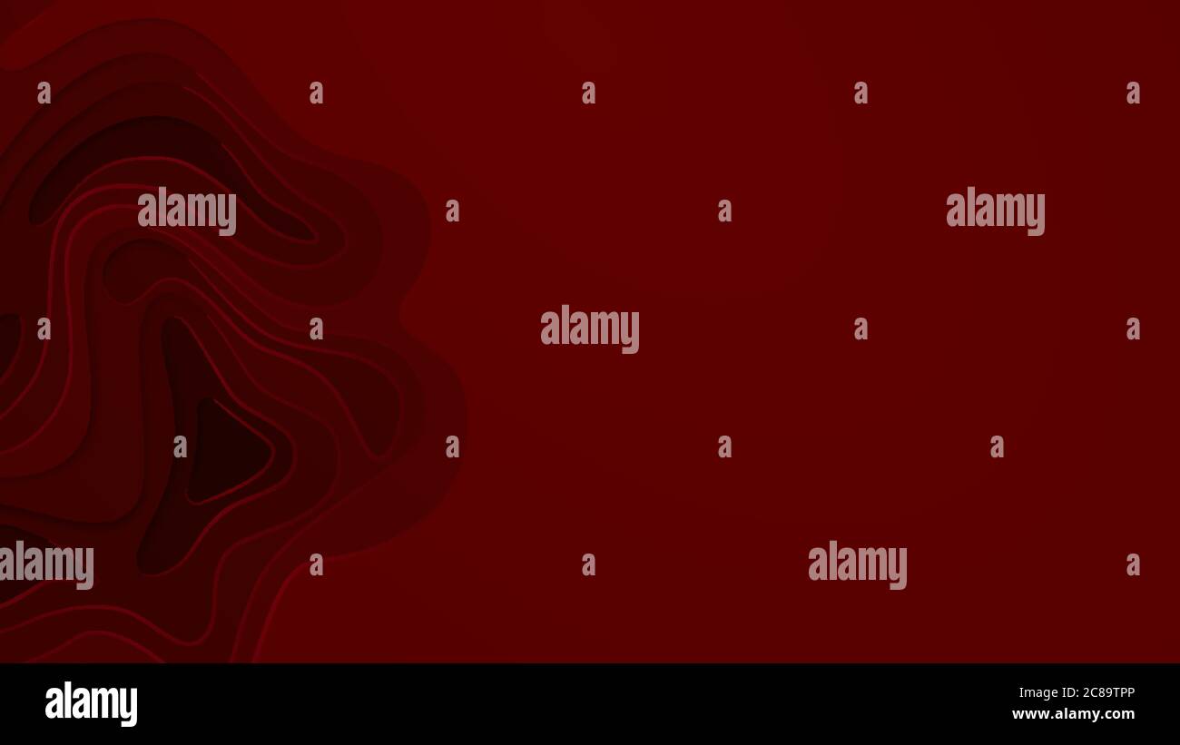 Multi layers vector background with abstract topography or flowing ...