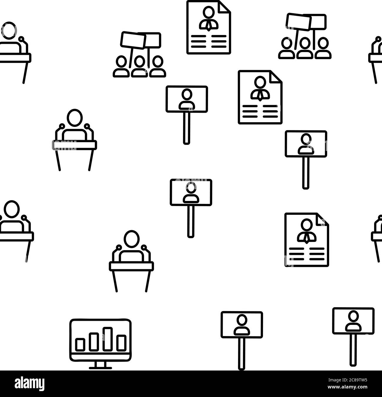 Political display Stock Vector Images - Alamy