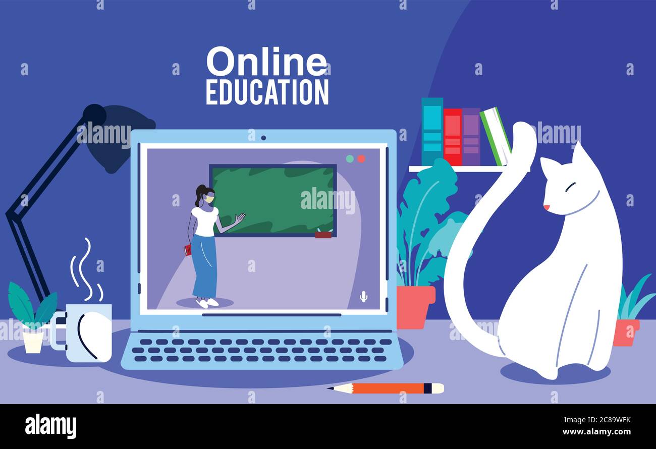 Child phone school class Stock Vector Images - Alamy