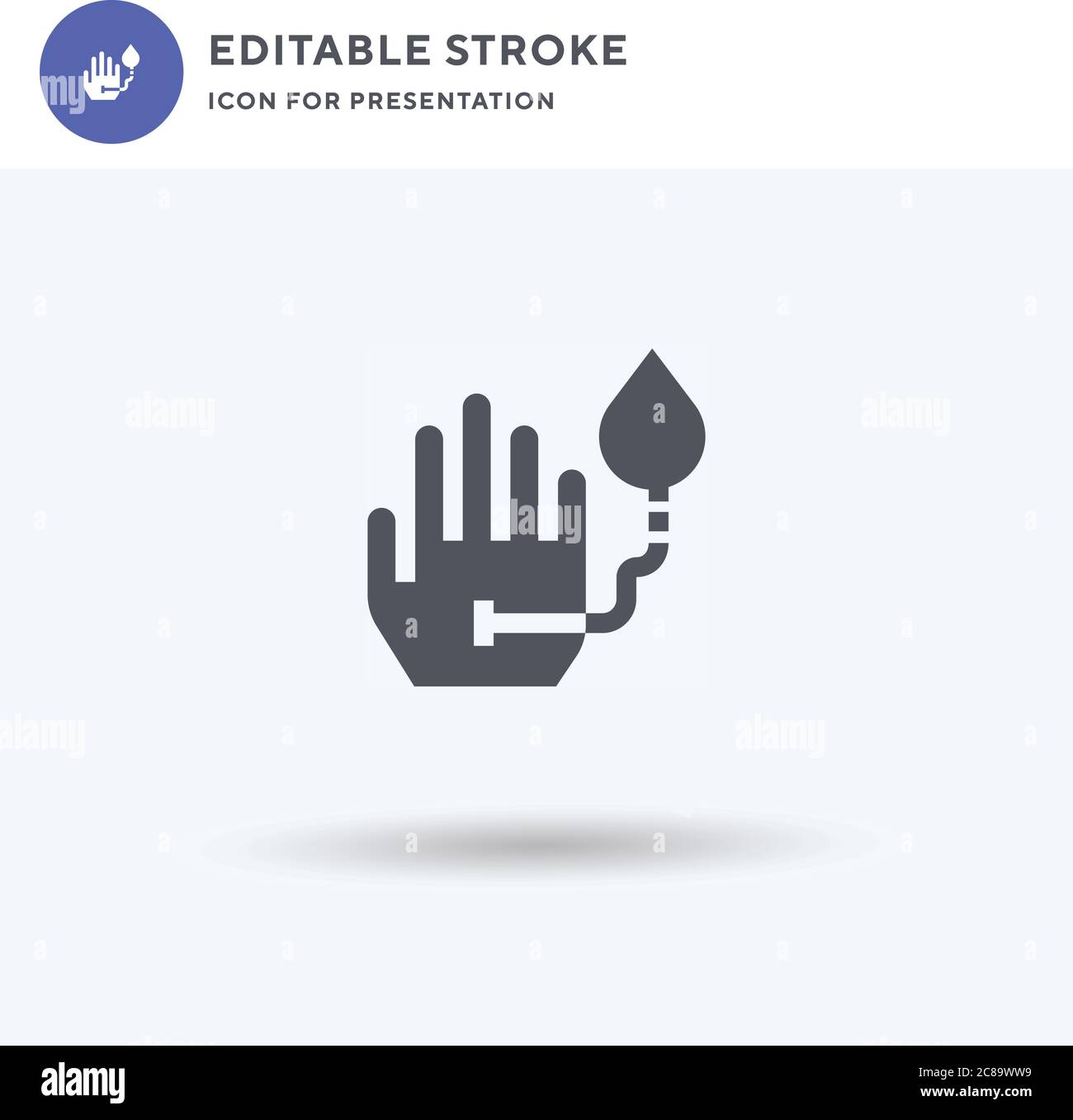Blood Transfusion icon vector, filled flat sign, solid pictogram ...