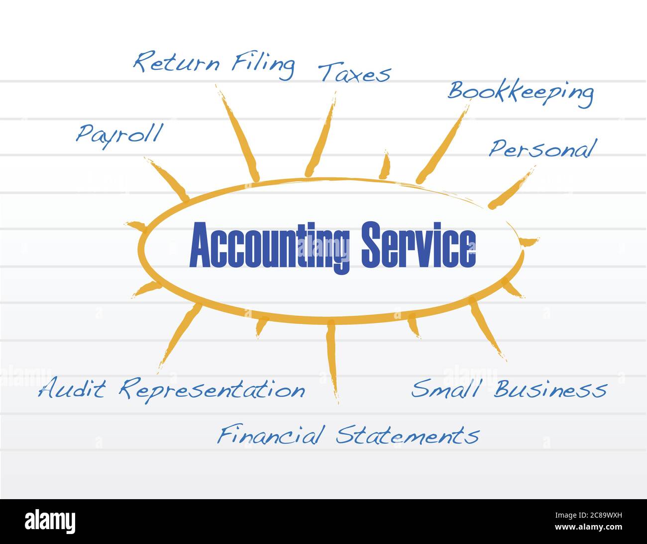 Financial statements of a company Stock Vector Images - Alamy