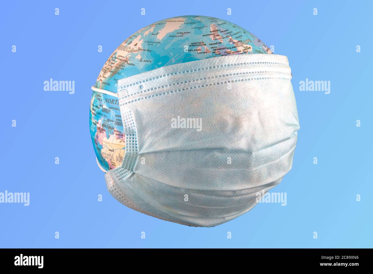 Surgical mask globe hi-res stock photography and images - Alamy