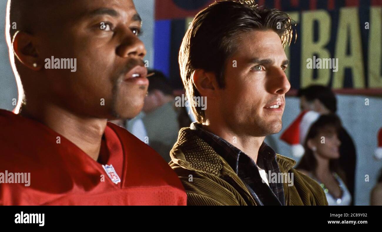 USA. Tom Cruise and Cuba Gooding Jr. in a scene from the ©TriStar ...