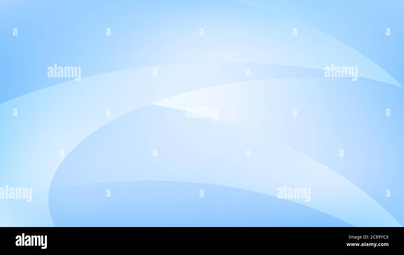 Abstract background of curved lines in light blue colors Stock Vector ...