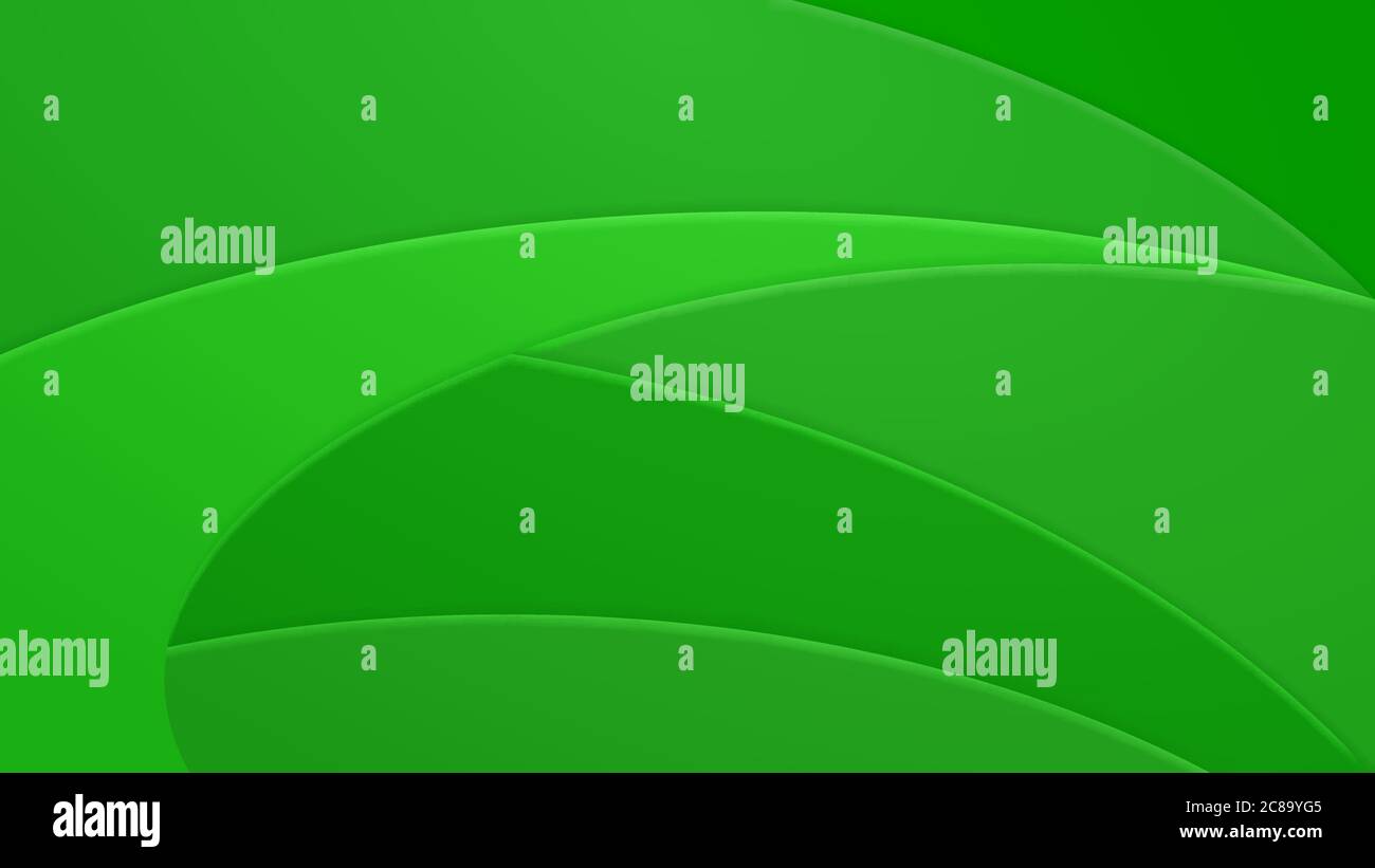 Abstract background of curved lines in green colors Stock Vector Image ...